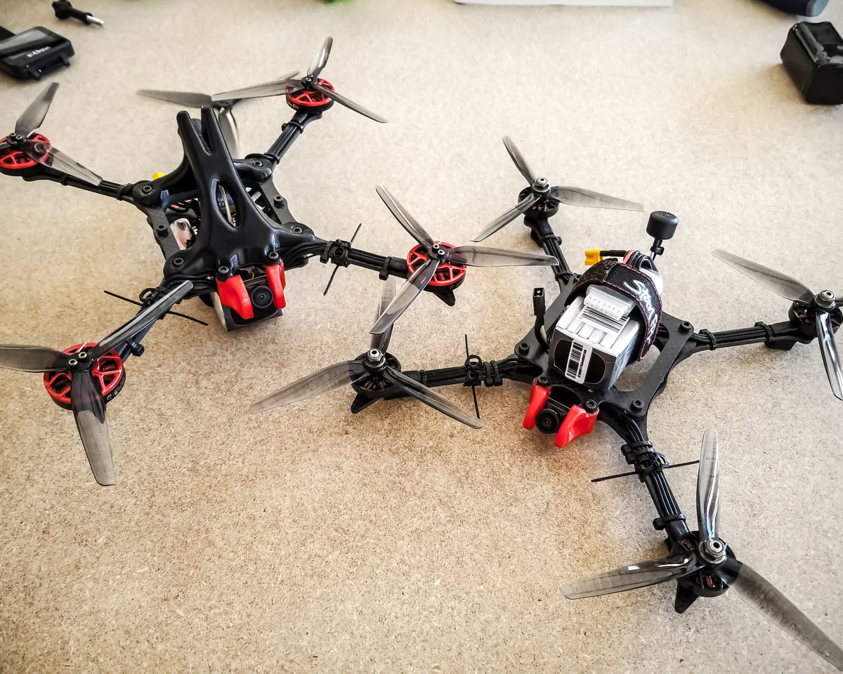 Feather Frame Kit - 5" Ultra-Light FPV Drone Frame (Choose: SHORT NOSE ...